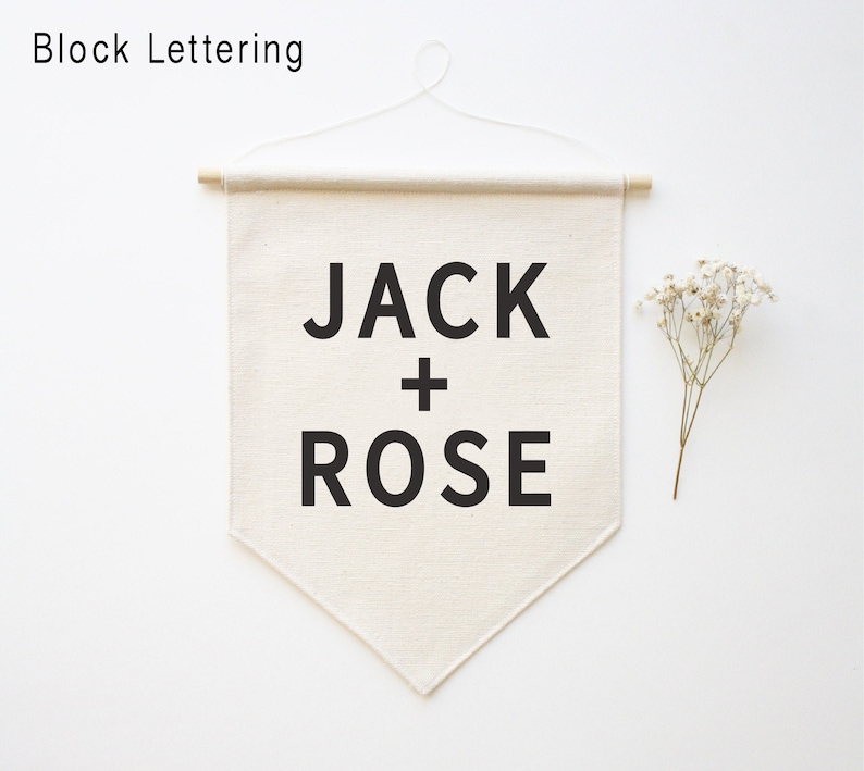 Custom Couple Names Banner - Etsy