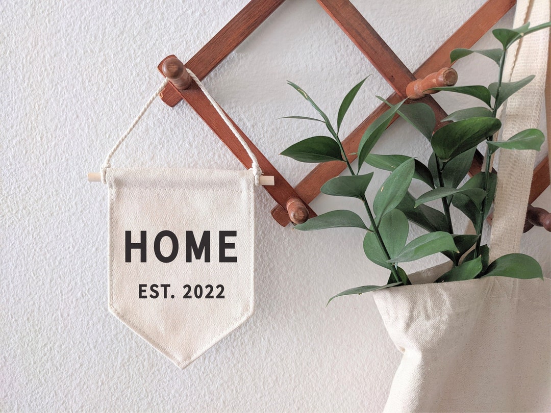 Custom Home Banner | Entryway Décor - Etsy