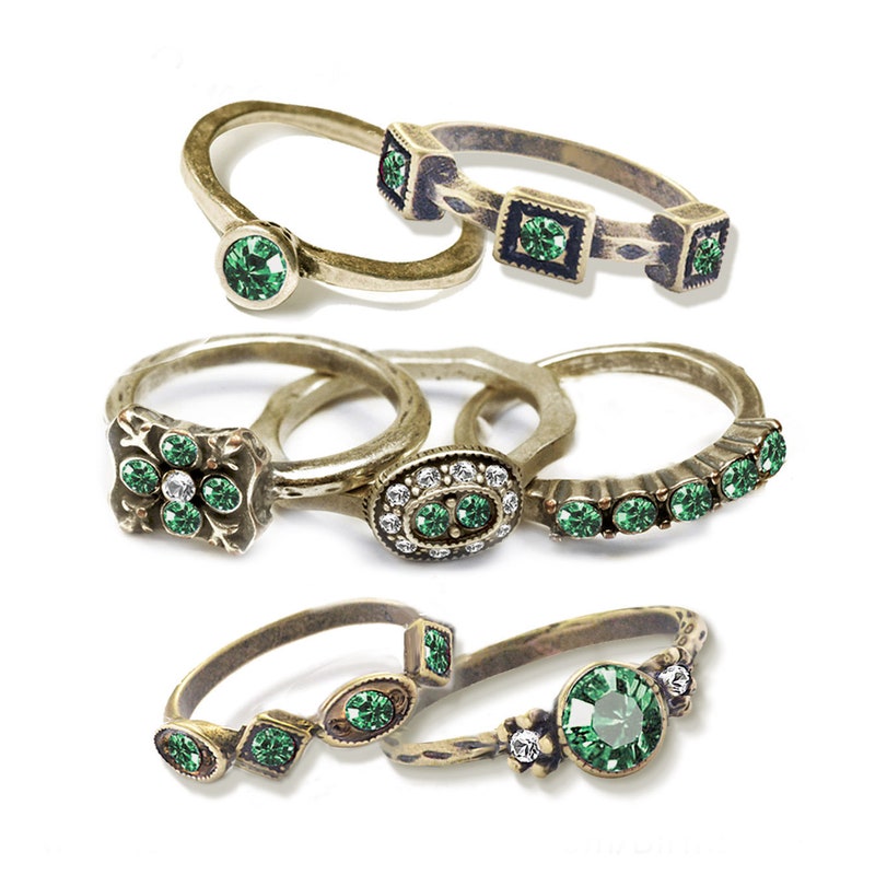 Boho Stacking Rings - Etsy