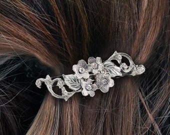 Flower Hair Barrette - Etsy