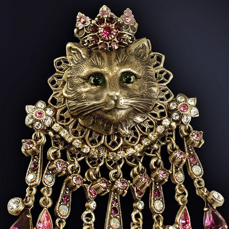 Swarovski Cat - Etsy