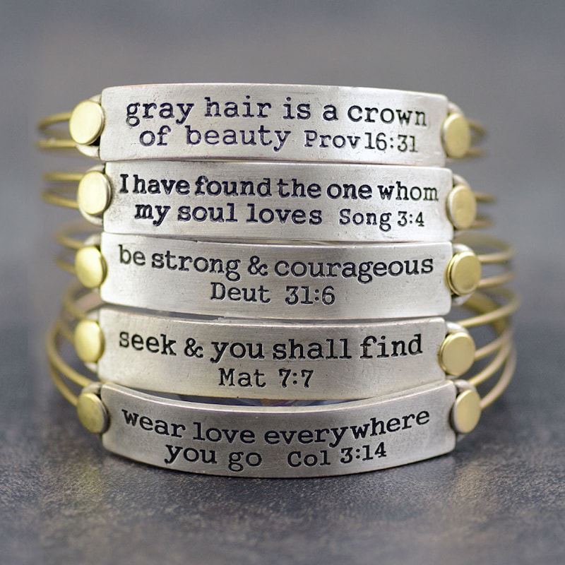 Bible Verse Jewelry - Etsy