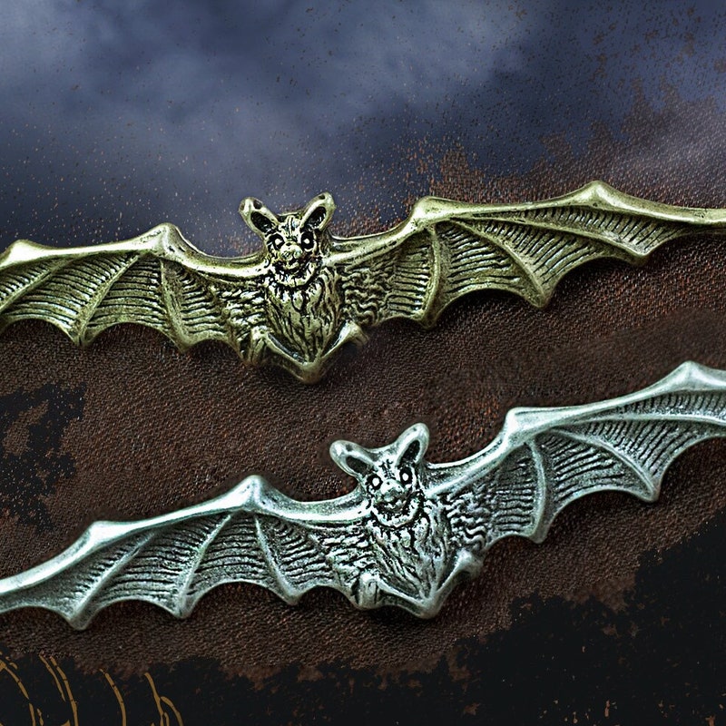Bat Pin - Etsy
