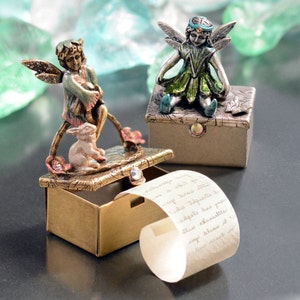Miniature Fairy Box, Tooth Fairy Box, Fairy Gift, Keepsake Box, Trinket ...