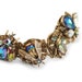 Queen Bee Statement Bracelet: Crystal & Vintage Glass Insect Jewelry - Etsy