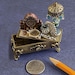 Vintage Desk Trinket Box: Miniature Jeweled Keepsake Box - Etsy