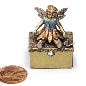 Miniature Fairy Box, Tooth Fairy Box, Fairy Gift, Keepsake Box, Trinket ...