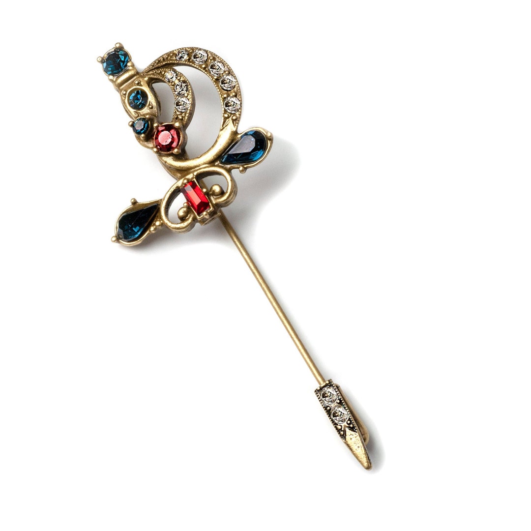 Vintage Sword Stick Pin: Gothic Lapel Jewelry, Medieval Gift - Etsy
