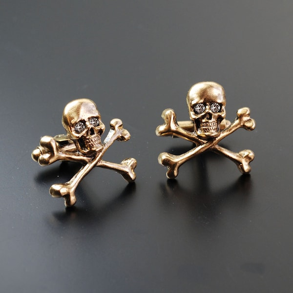 Skull Cufflinks - Etsy