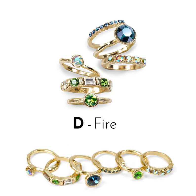 Stacking Rings Silver Stack Rings Antique Rings Gypsy - Etsy