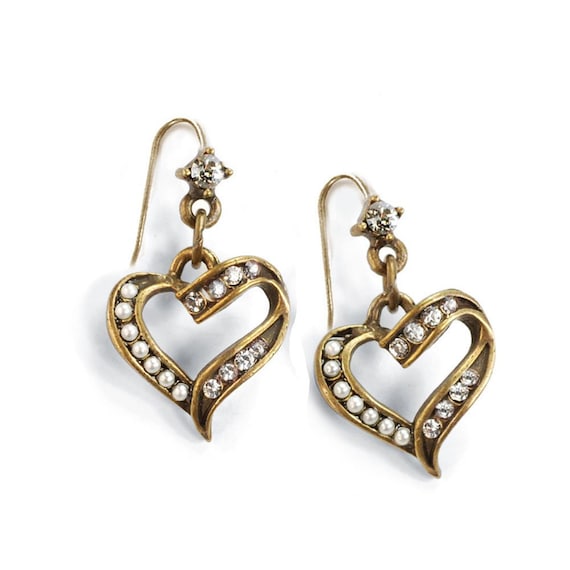 Etsy heart earrings store