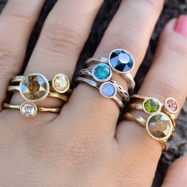 Stacking Ring Set - Etsy