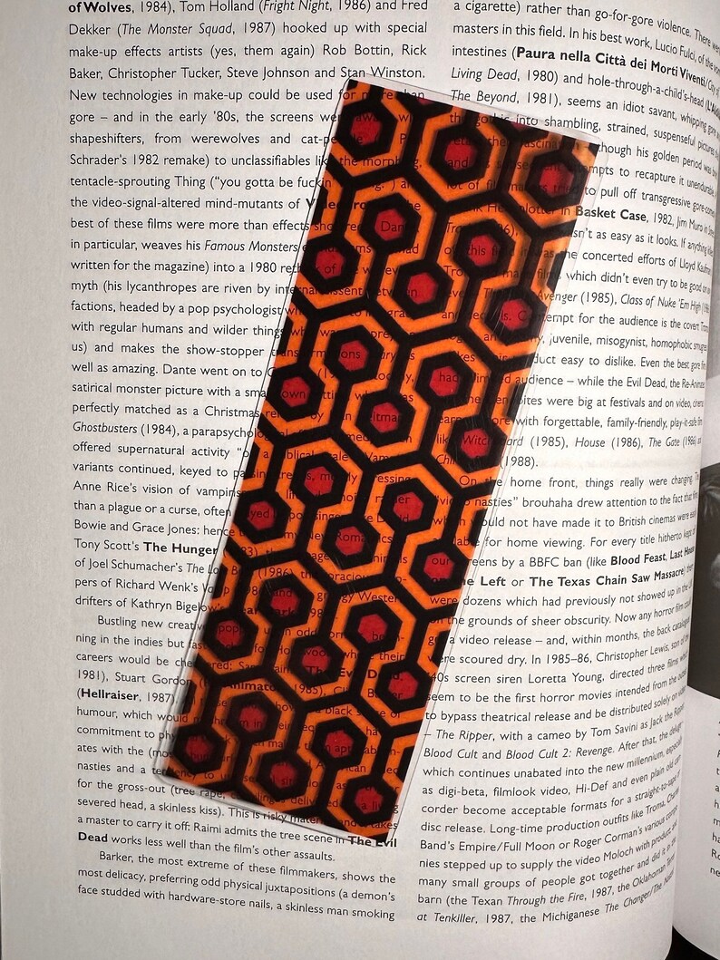 The Shining Carpet Clear Bookmark Horror Creepy Dark Gothic - Etsy