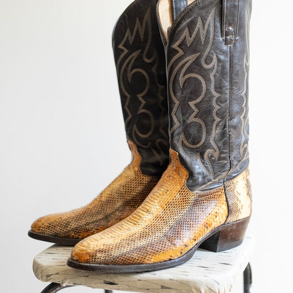 Snakeskin Cowboy - Etsy