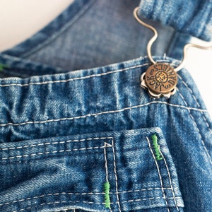 Indigo Cotton Big Mac Overalls Railroad 1970s Era L W 40 Distressed ...