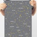 Star Map | Constellation Print | Constellations Printable | Space ...