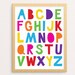 Alphabet Print | Rainbow Alphabet Printable | Alphabet Wall Art | ABC ...