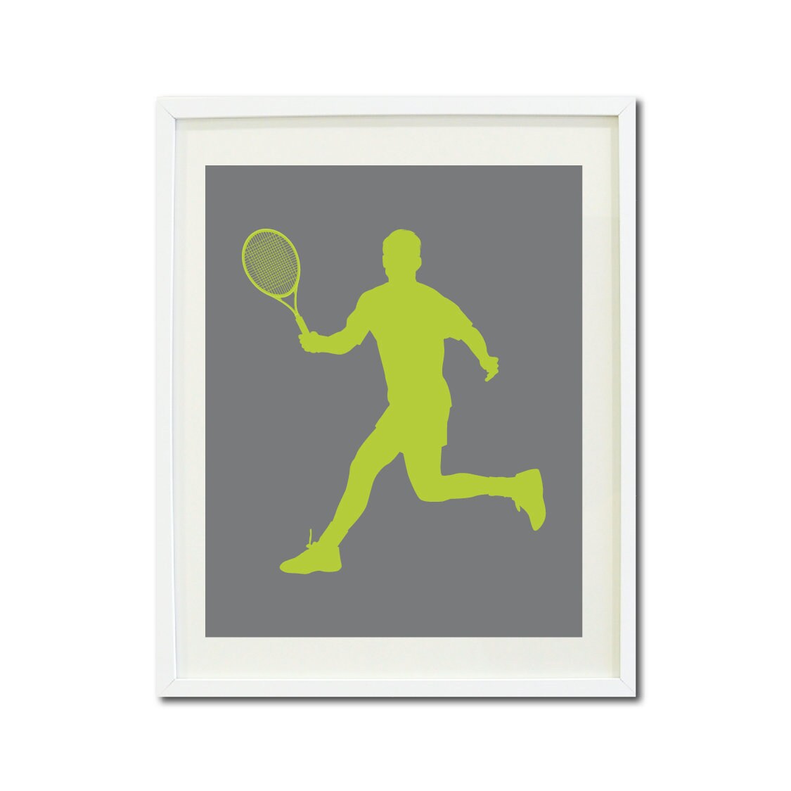 Regalos de tenis / Tenis pared arte impresión set de 3 / gris - Etsy España