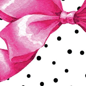 Nursery Wall Art | Bow Printable Print Set of 3 | Pink, Teal, Yellow ...