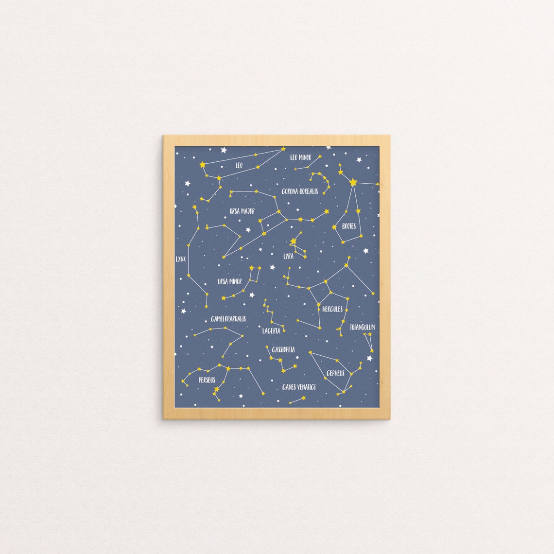 Constellation Print | Star Map | Constellations Printable | Space ...