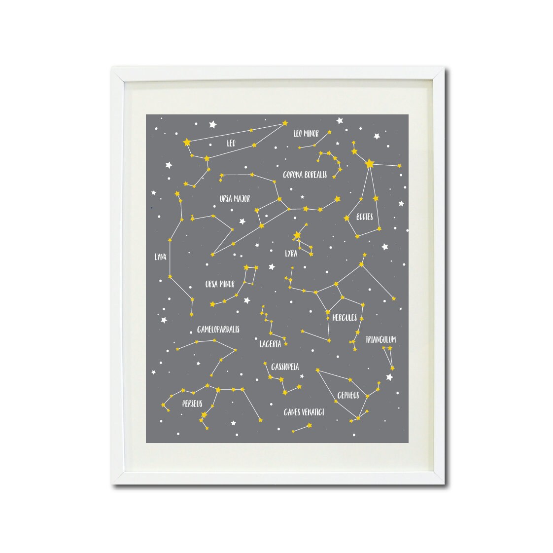 Star Map Constellation Print Constellations Printable - Etsy