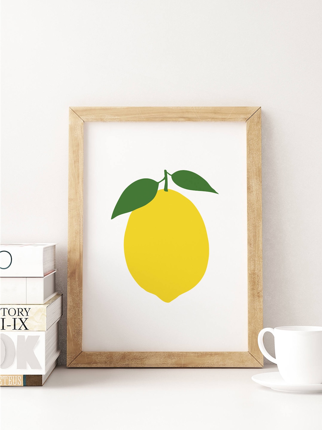 Lemon Print | Lemon Printable | Lemon Wall Art | Kitchen Decor ...