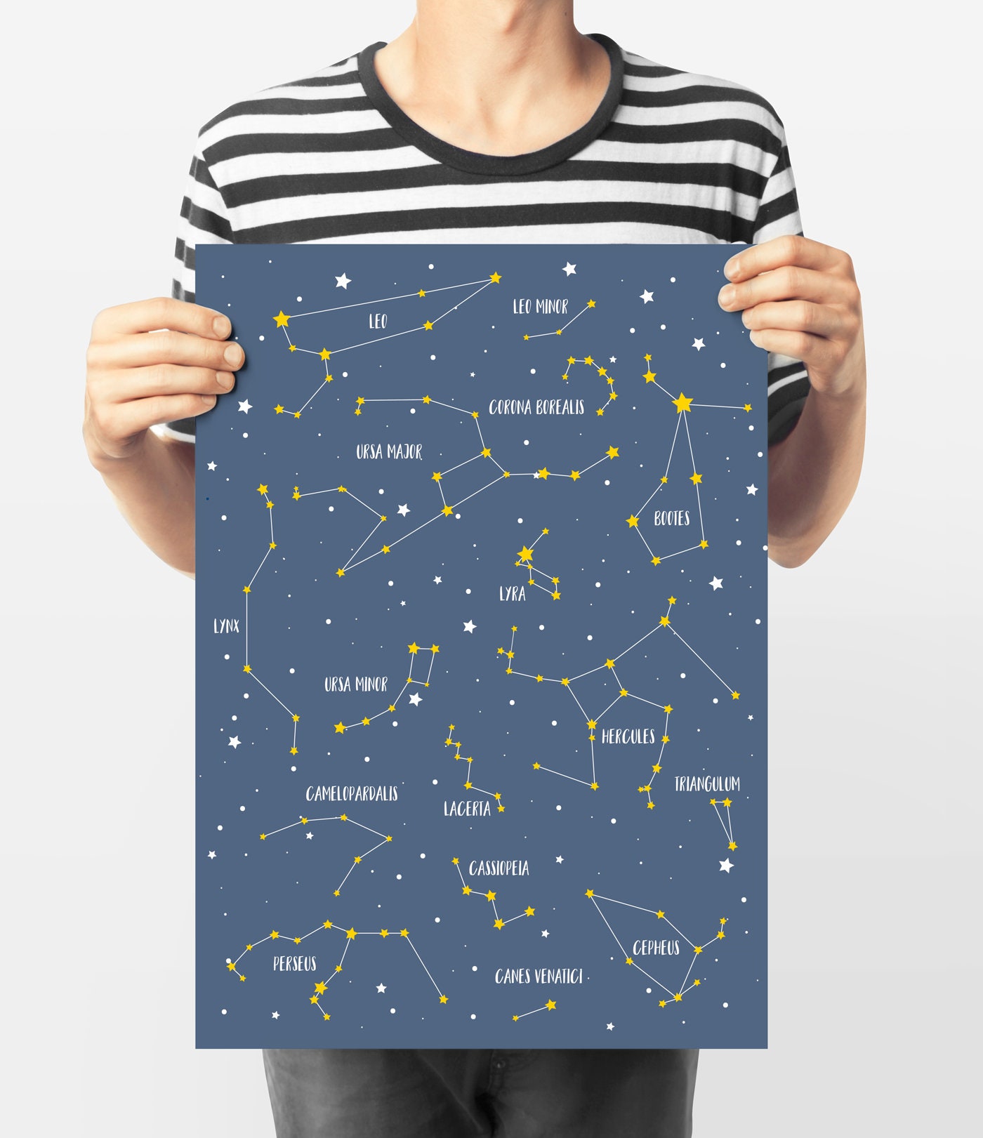 Constellation Print | Star Map | Constellations Printable | Space ...