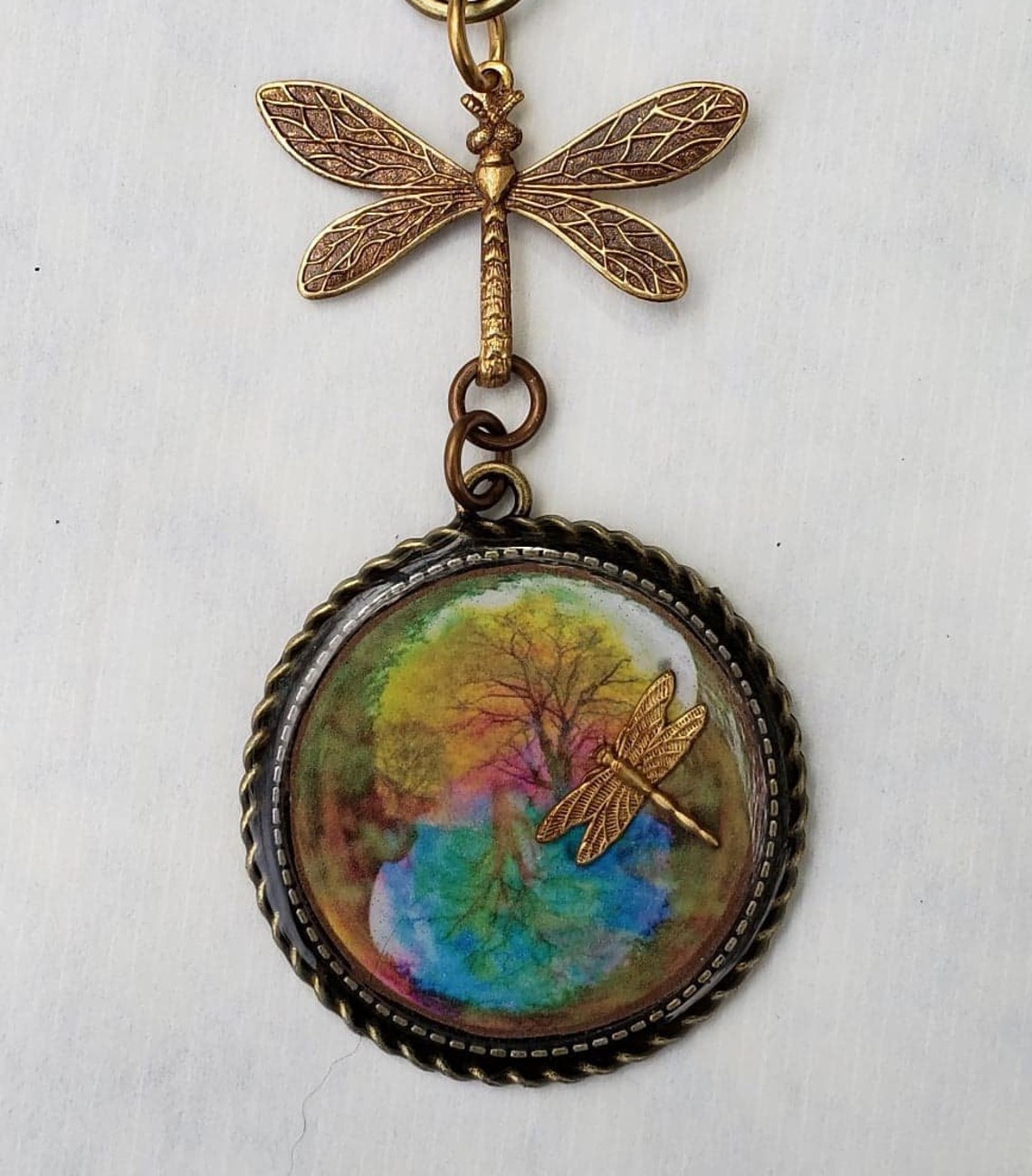 Brass Dragonfly Clip - Etsy