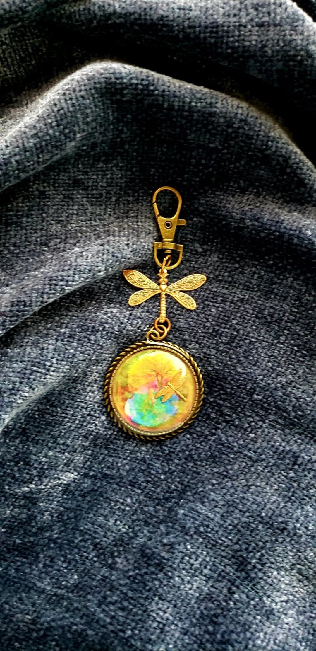 Brass Dragonfly Clip - Etsy