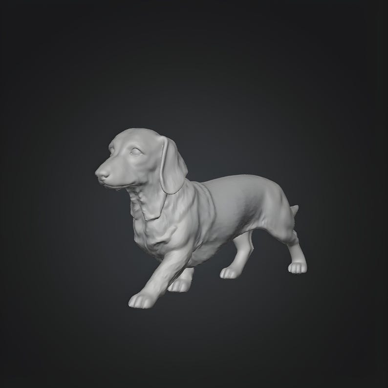 Dog Figurine STL Set – 10 Realistic Dog Models for 3D Printing - Etsy