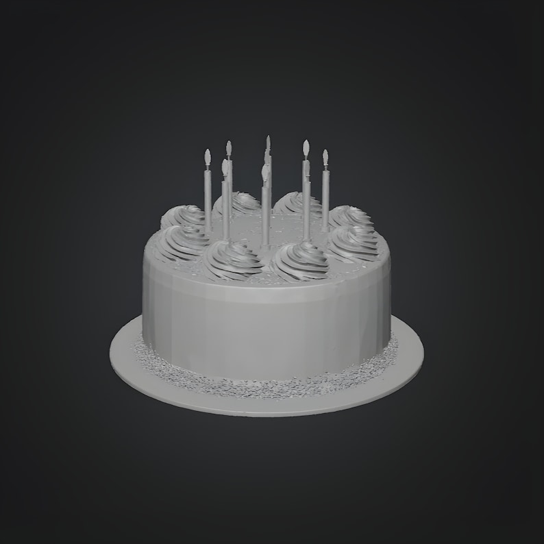 Bakery Dessert 3D Models – Printable Miniature Set STL Files - Etsy