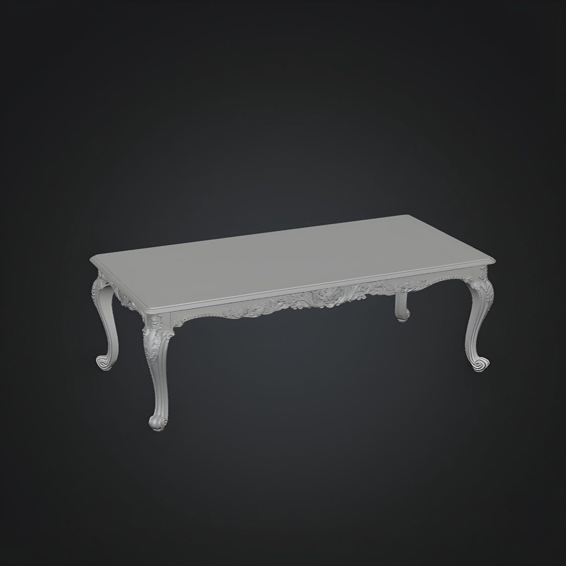 Dining Room STL Set – Classic Dining Furniture, Table Chair Sideboard ...