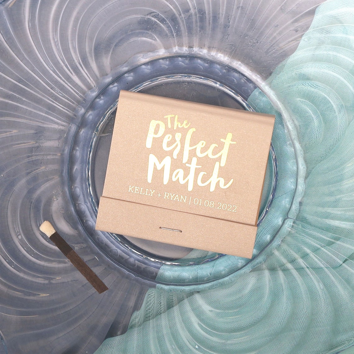 The Perfect Match Wedding Matchbook Personalized Wedding - Etsy