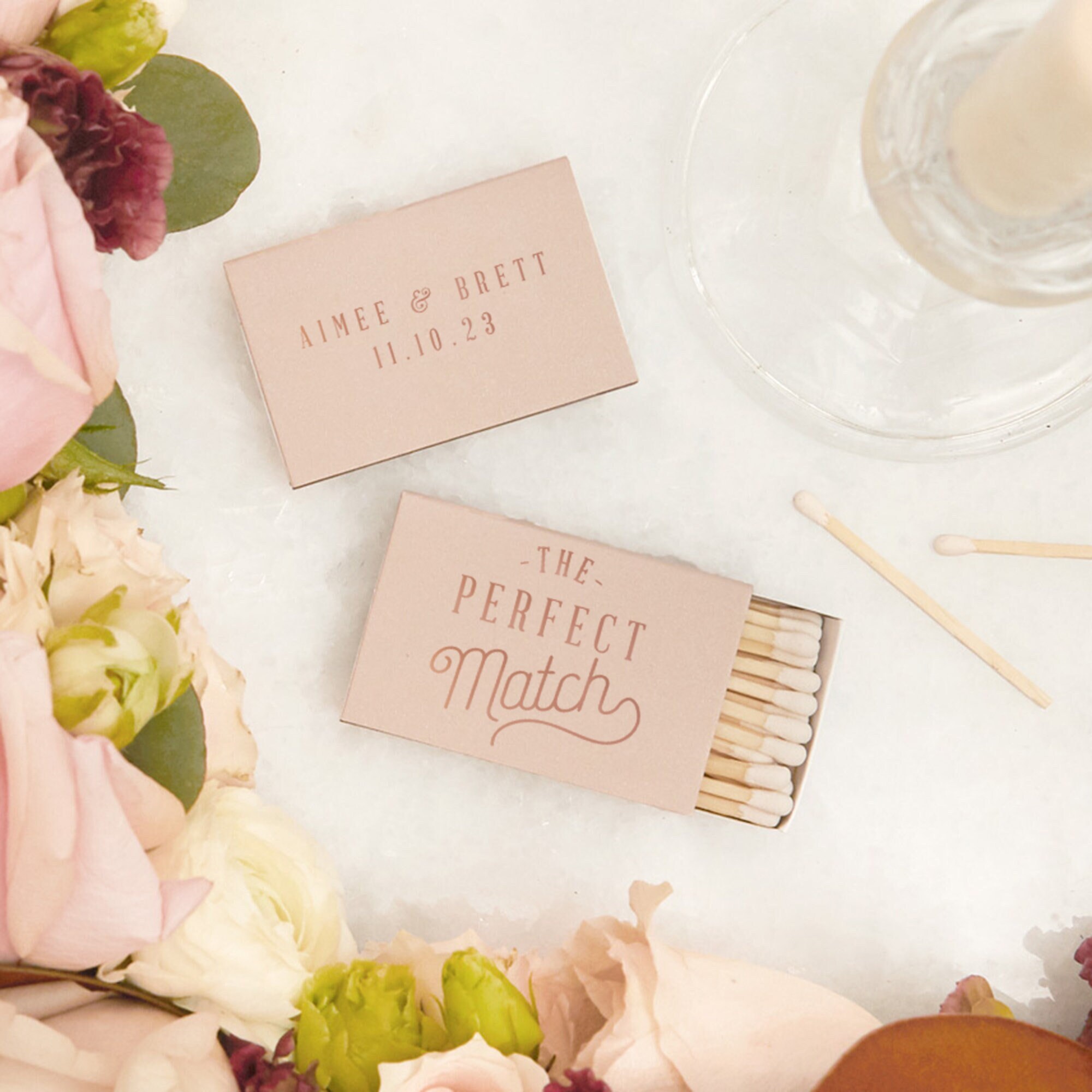 The Perfect Match Customized Match Boxes Retro Style - Etsy