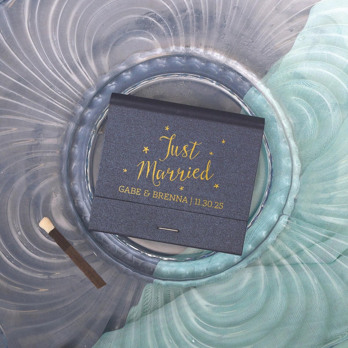 Just Married Matchbooks With Personalization - Wedding Favors, Wedding ...