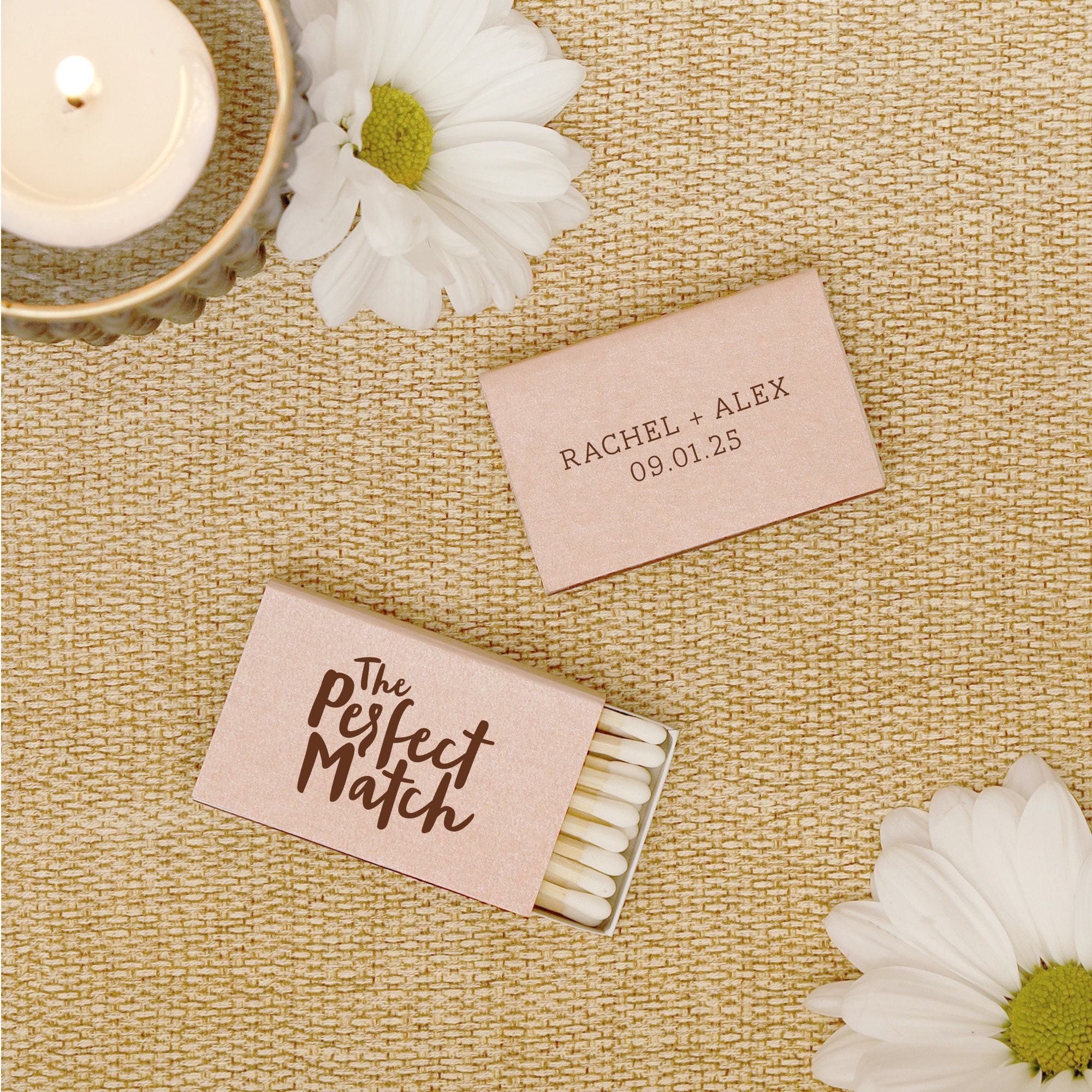 The Perfect Match Match Boxes Wedding Favor Matches Wedding - Etsy