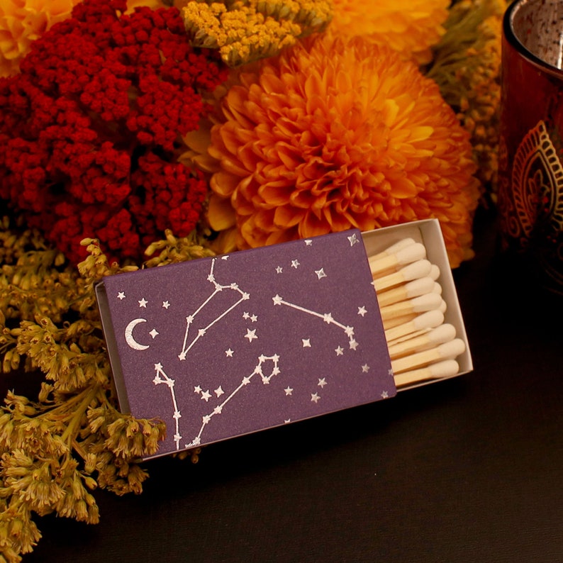 Personalized Starry Matchboxes-constellation Pattern Wedding - Etsy