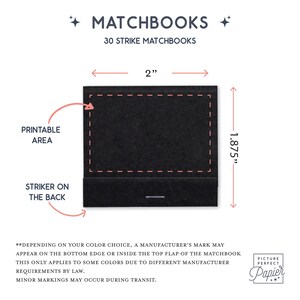 Personalized Matchbooks Custom Roses Design - Wedding Favor Matches ...