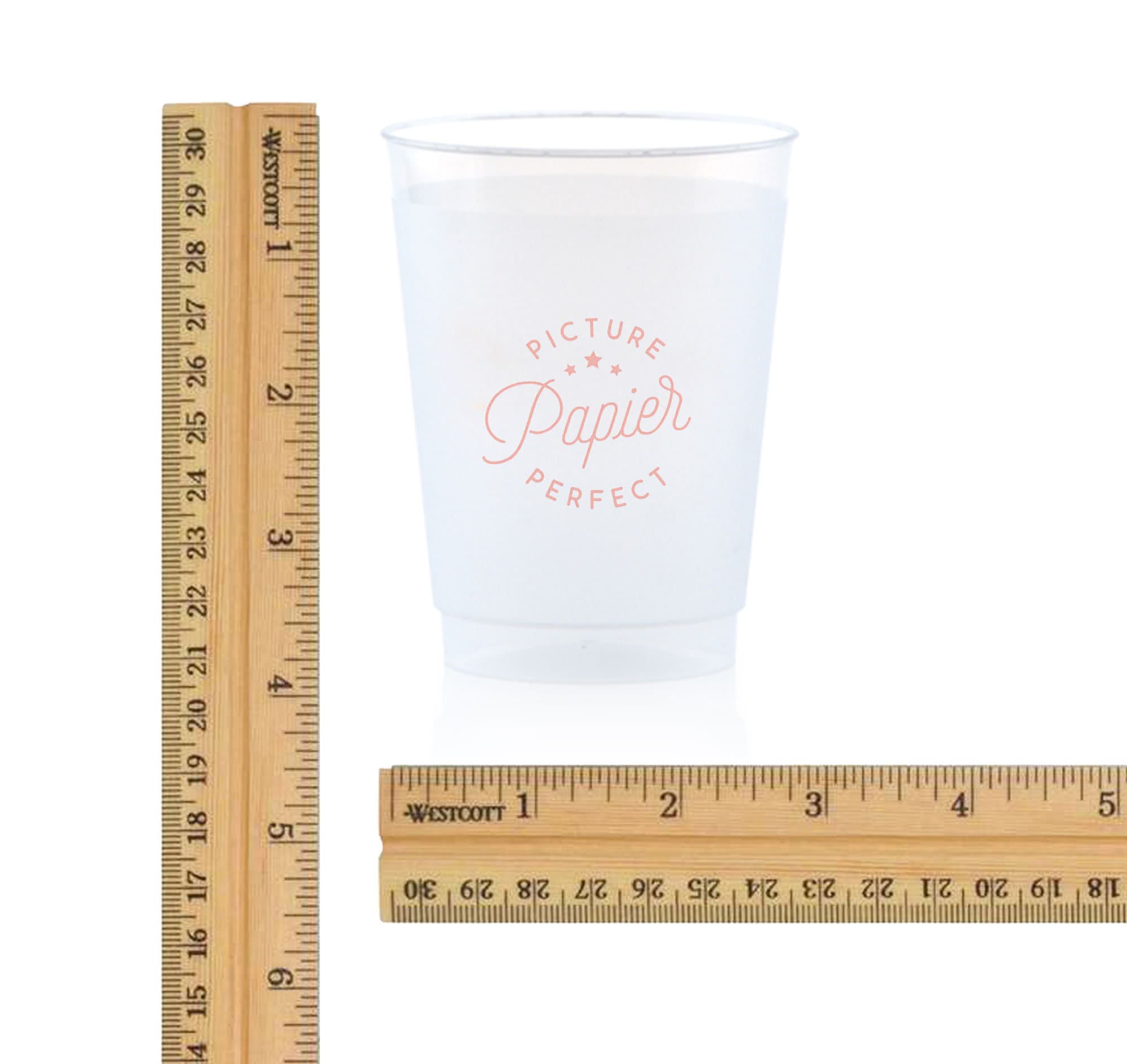 Cheers! Personalized Cups - 10 Oz Plastic Frost Flex Cups, Custom Party ...