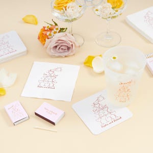 Champagne Tower Matchboxes - Wedding Favor Matches, Wedding Decor ...