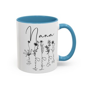 Custom NANA Mug, Personalized Grandma Coffee Mug, Kids Names, Gift for ...