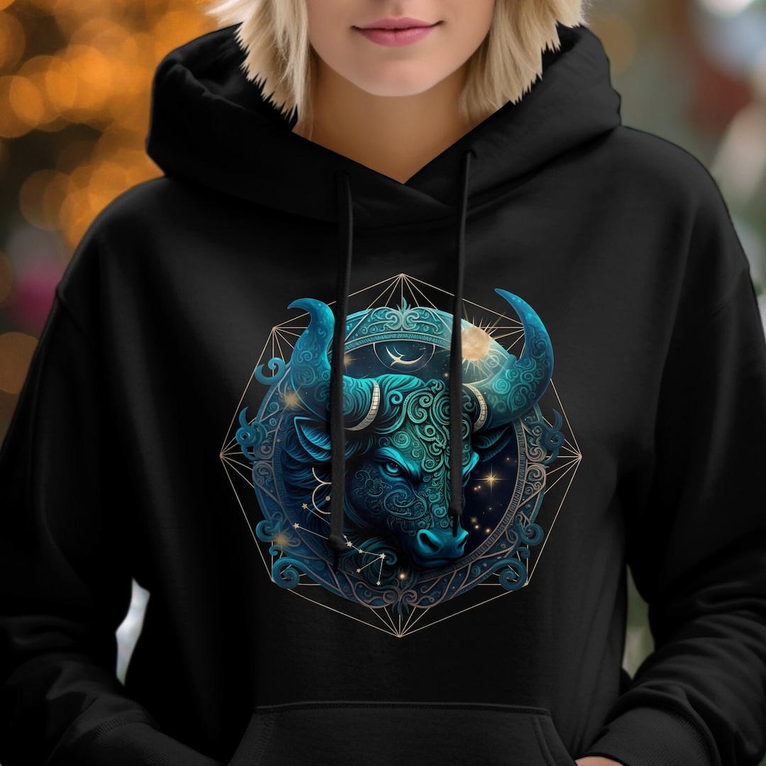 Taurus Hoodie, Taurus Star Shirt, Taurus Zodiac Sign Shirt, Zodiac Sign ...