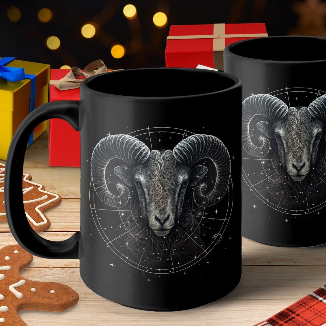 Aries Mug, Aries Star Mug, 15 Oz, Zodiac Sign Mug, Aries Gift ...