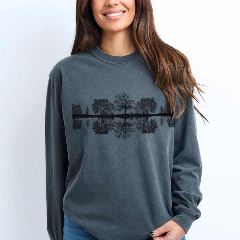 Reflection Shirt, Tree Shirt, Naturecore Shirt, Nature Shirt ...