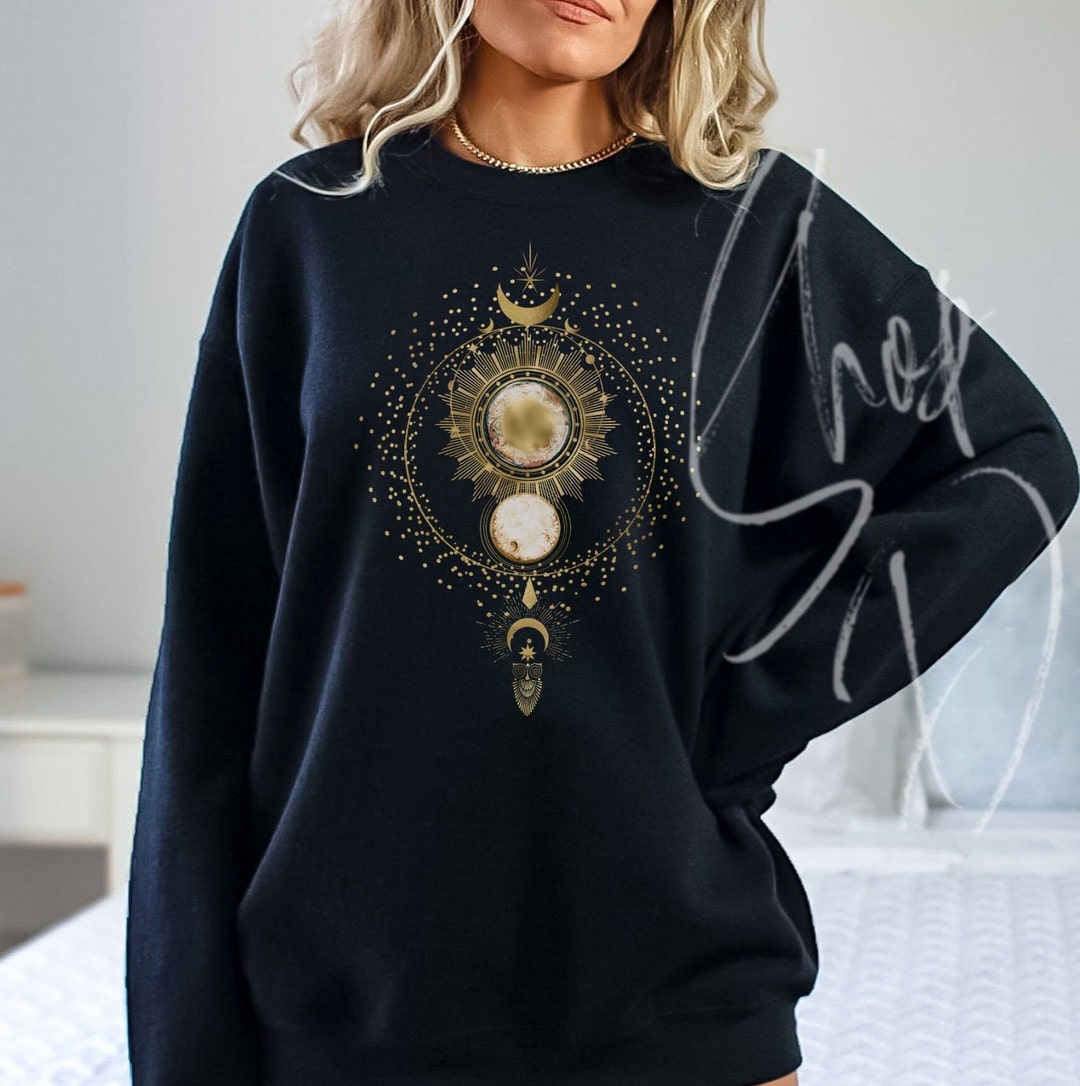 Celestial Shirt, Planets Shirt, Mystical Shirt, Astrology Shirt, Gothic ...