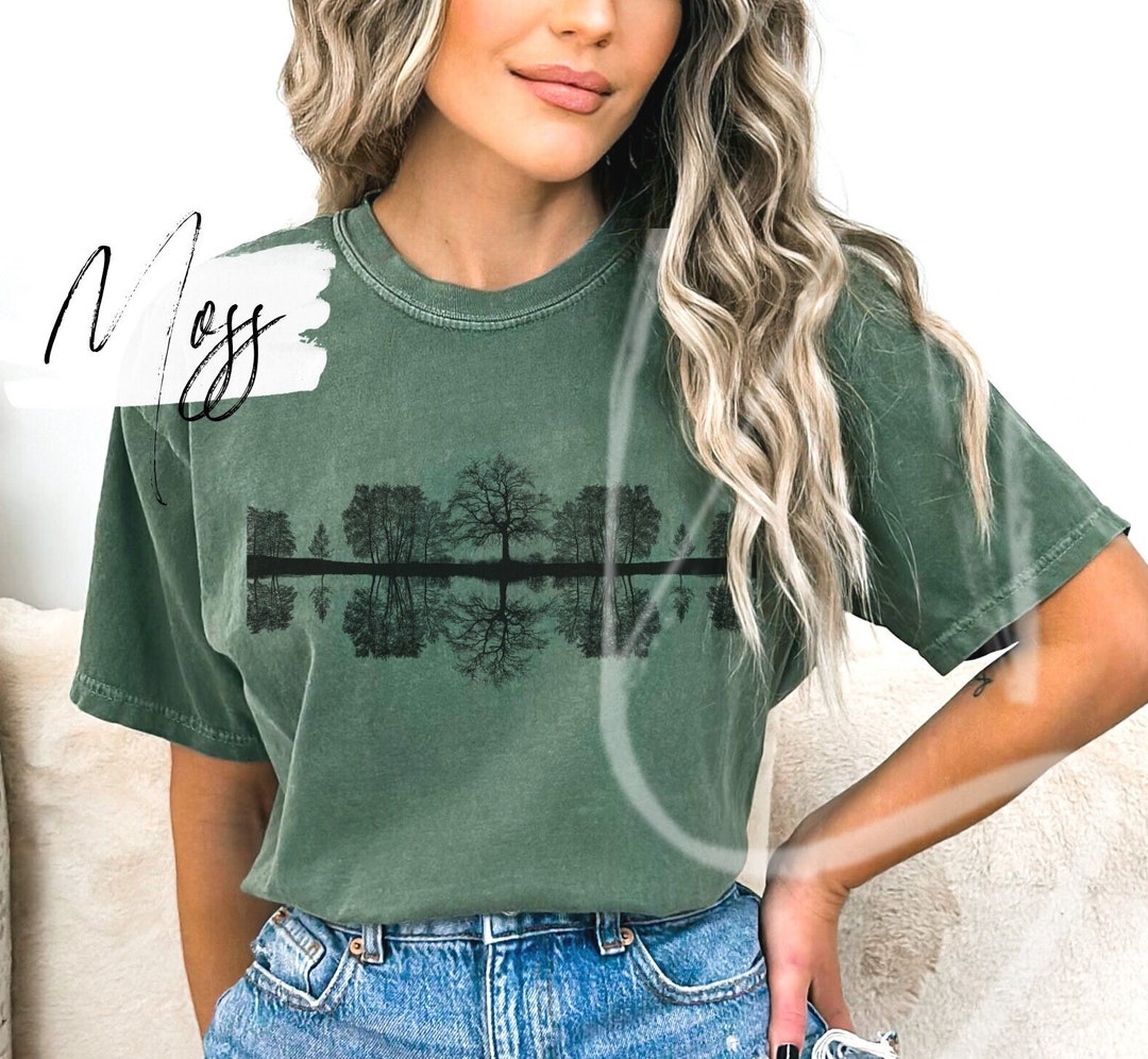 Reflection Shirt, Tree Shirt, Naturecore Shirt, Nature Shirt ...