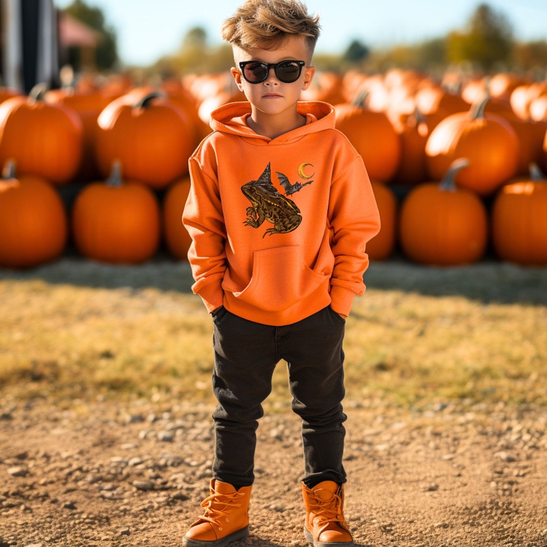 Witchy Toad Hoodie, Goblincore Shirt, Halloween Kids Shirt, Kids ...