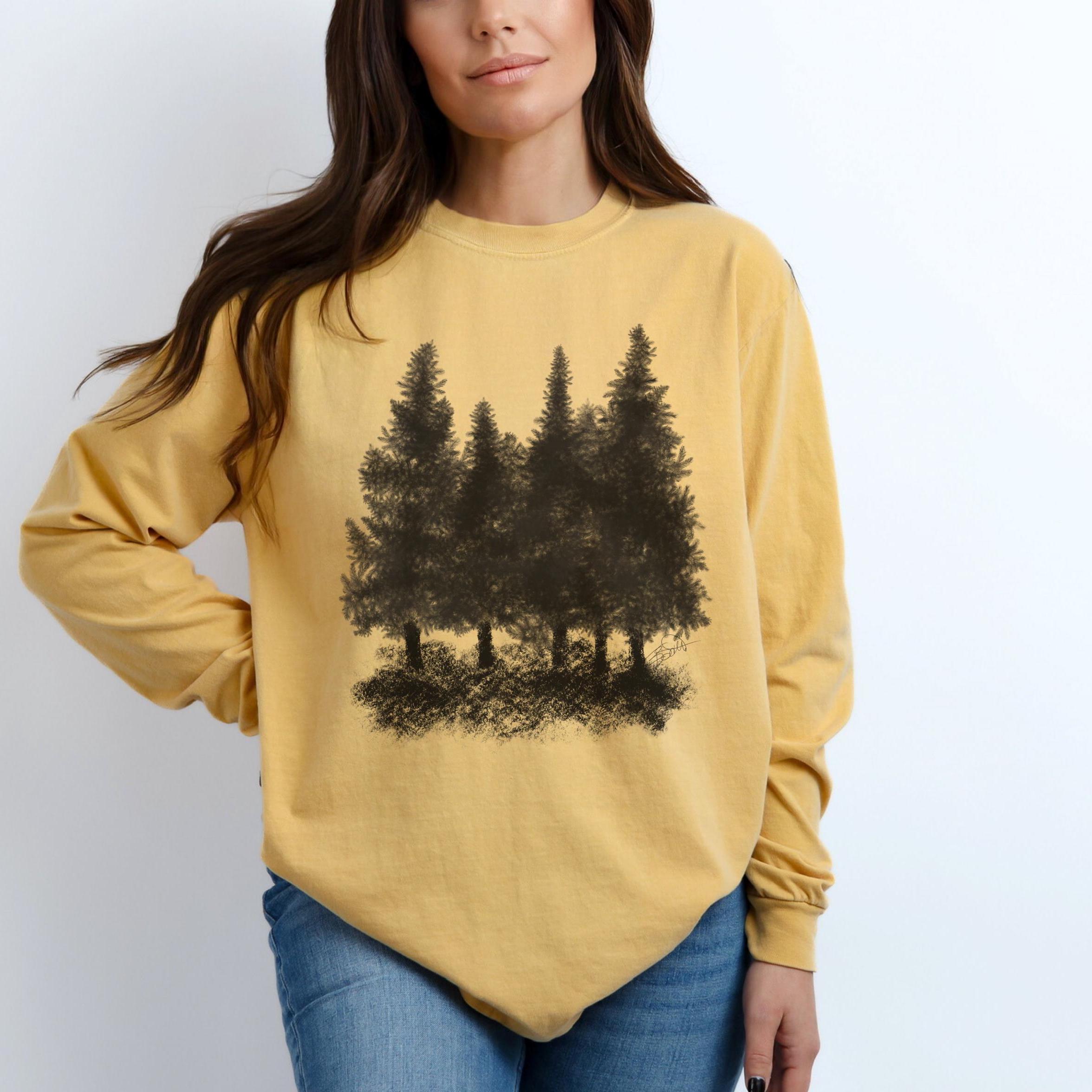 Tree Shirt, Naturecore Shirt, Nature Shirt, Minimalist NATURE Shirt ...