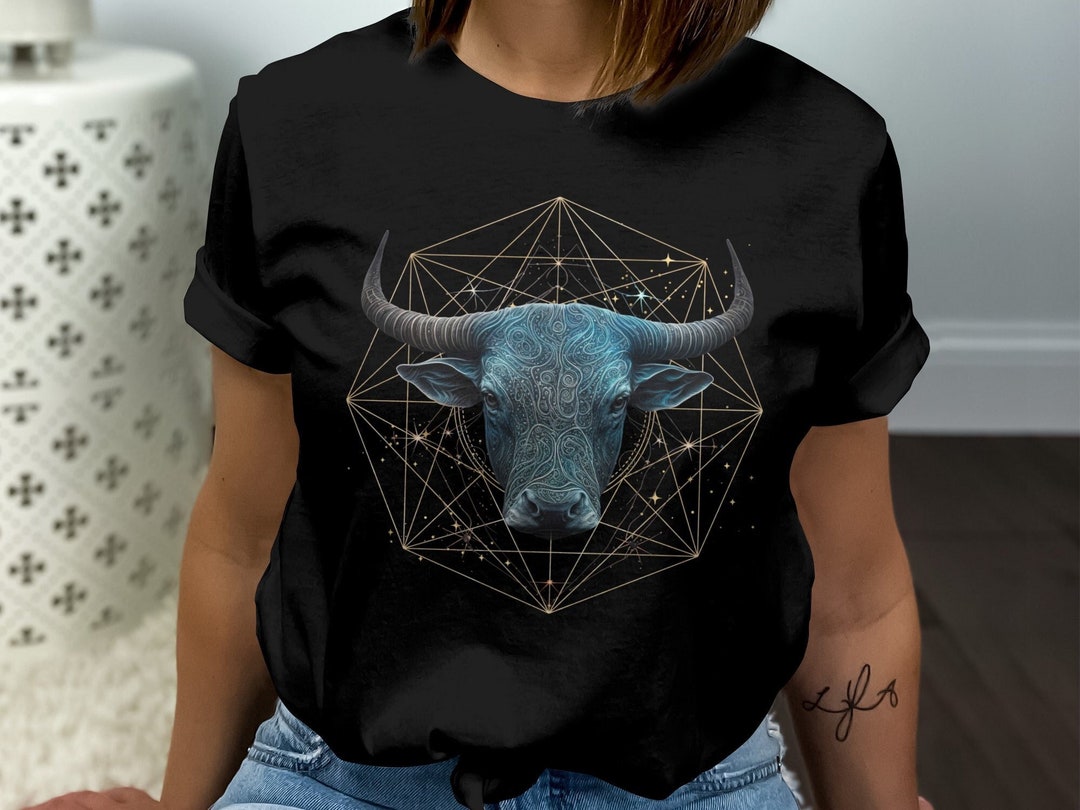 Taurus Shirt, Taurus Star T-shirt, Taurus Zodiac Sign Gift, Zodiac Sign ...
