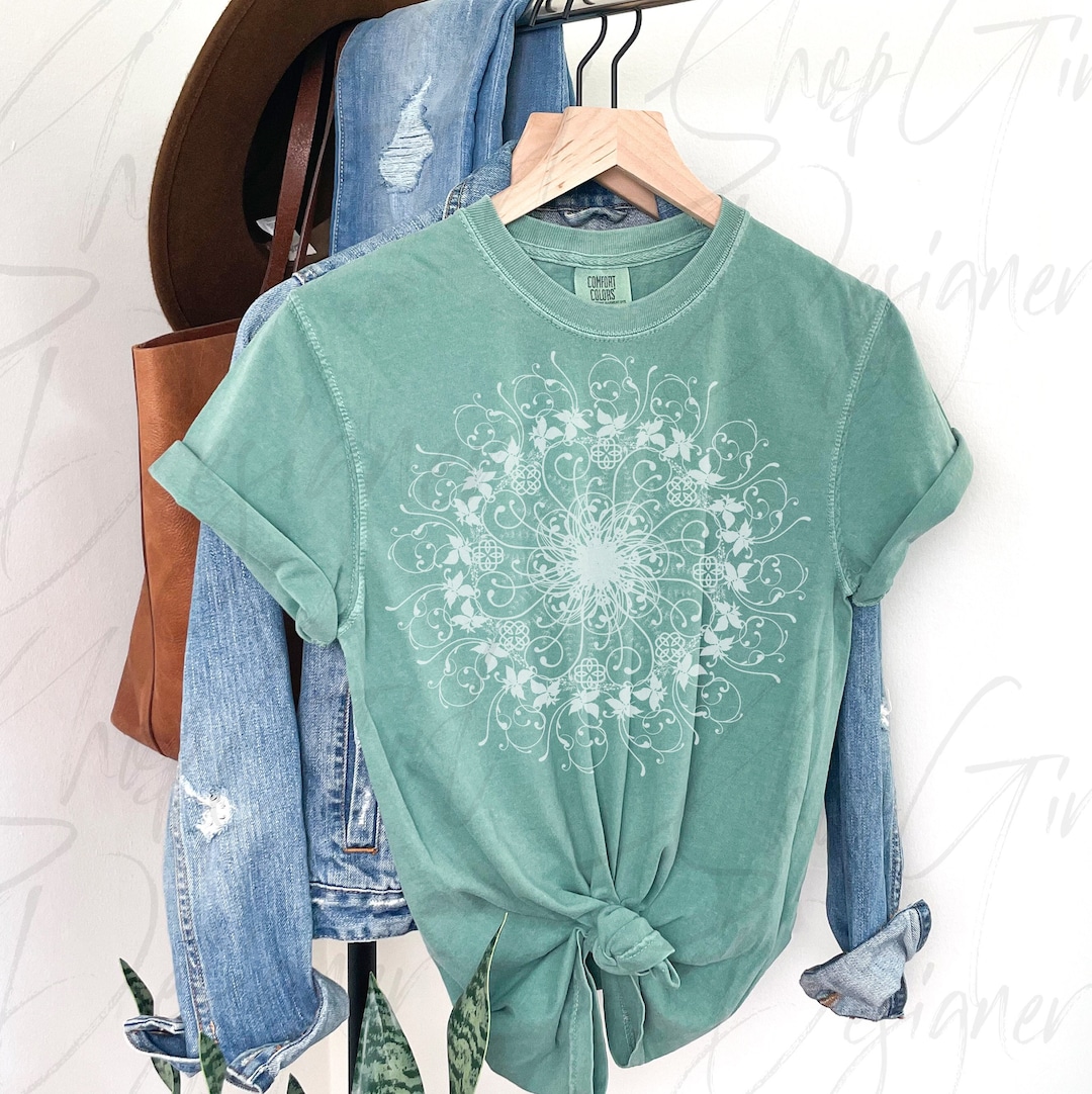 Mandala Shirt, Boho Shirt, Mandala Tshirt, New Age Shirt, Boho Tshirt ...